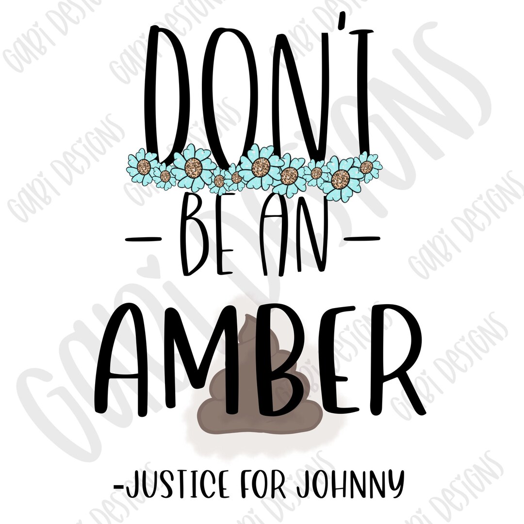 Dont Be an Amber Sublimation PNG Digital Download - Etsy