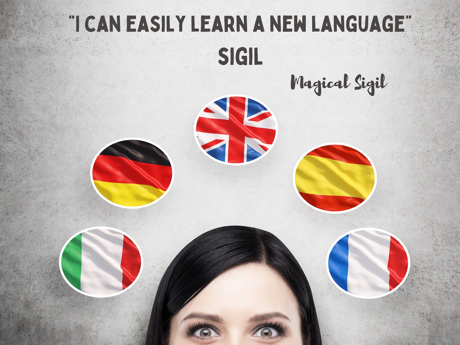 I Can Easily Learn a New Language Sigil, New Language Sigil, Language ...