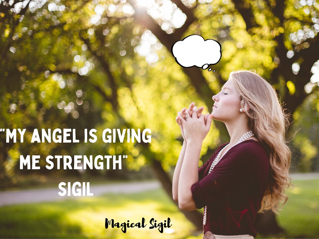 My Angel is Giving Me Strength, Angel Sigil, Protection Sigil, Angel ...
