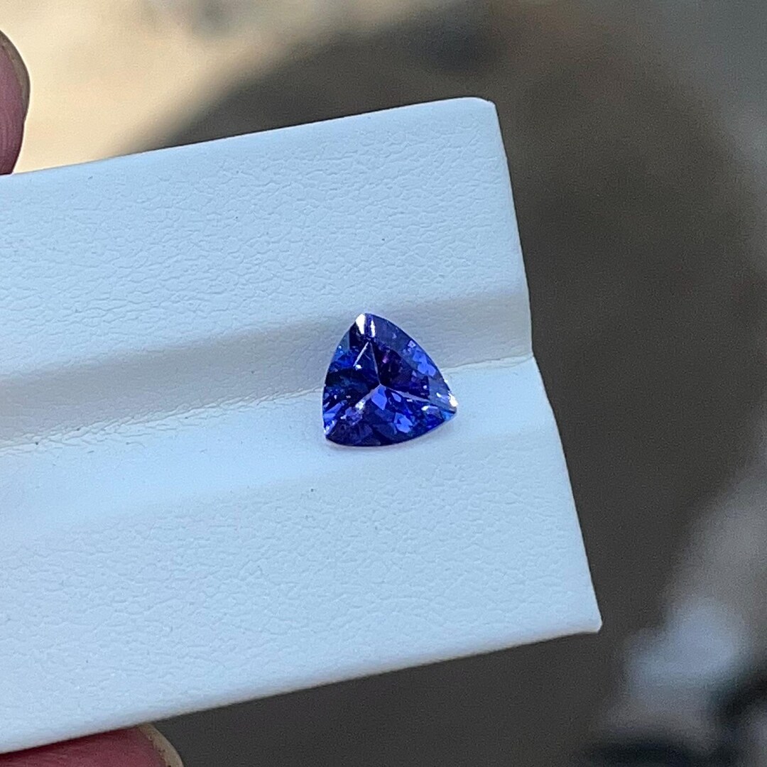 Starlight Cascade Tanzanite | Trillion Cut | 1.61 Carats | Enchanted ...