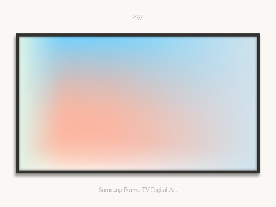 Samsung Frame TV Art – Modern Gradient Background – Atmospheric #01 - Etsy