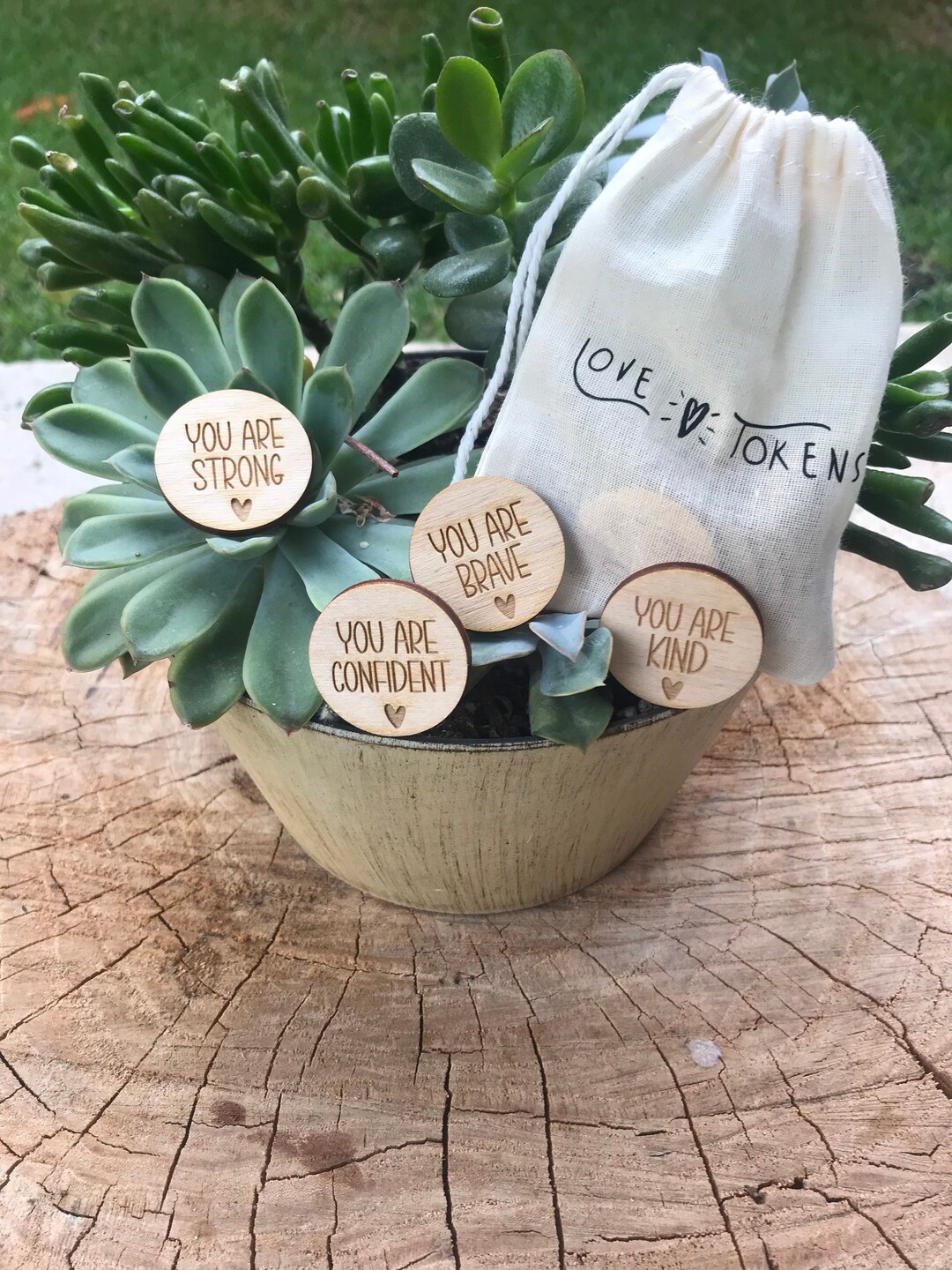 Affirmation Tokens Love Tokens Pocket Tokens Inspirational - Etsy