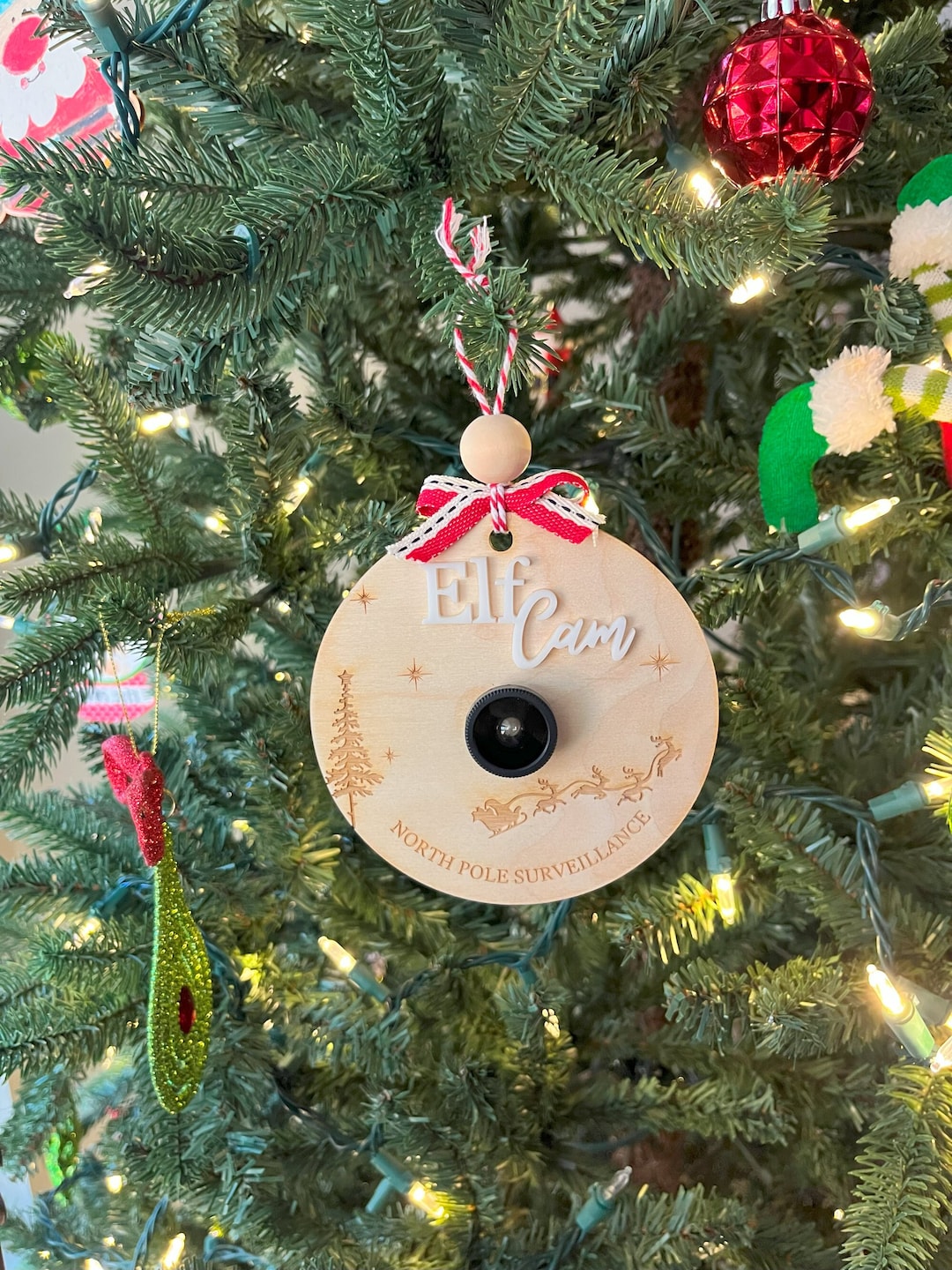 Elf Cam Ornament, Elf Spy Camera, Christmas Ornament, Santa's Spy Cam ...