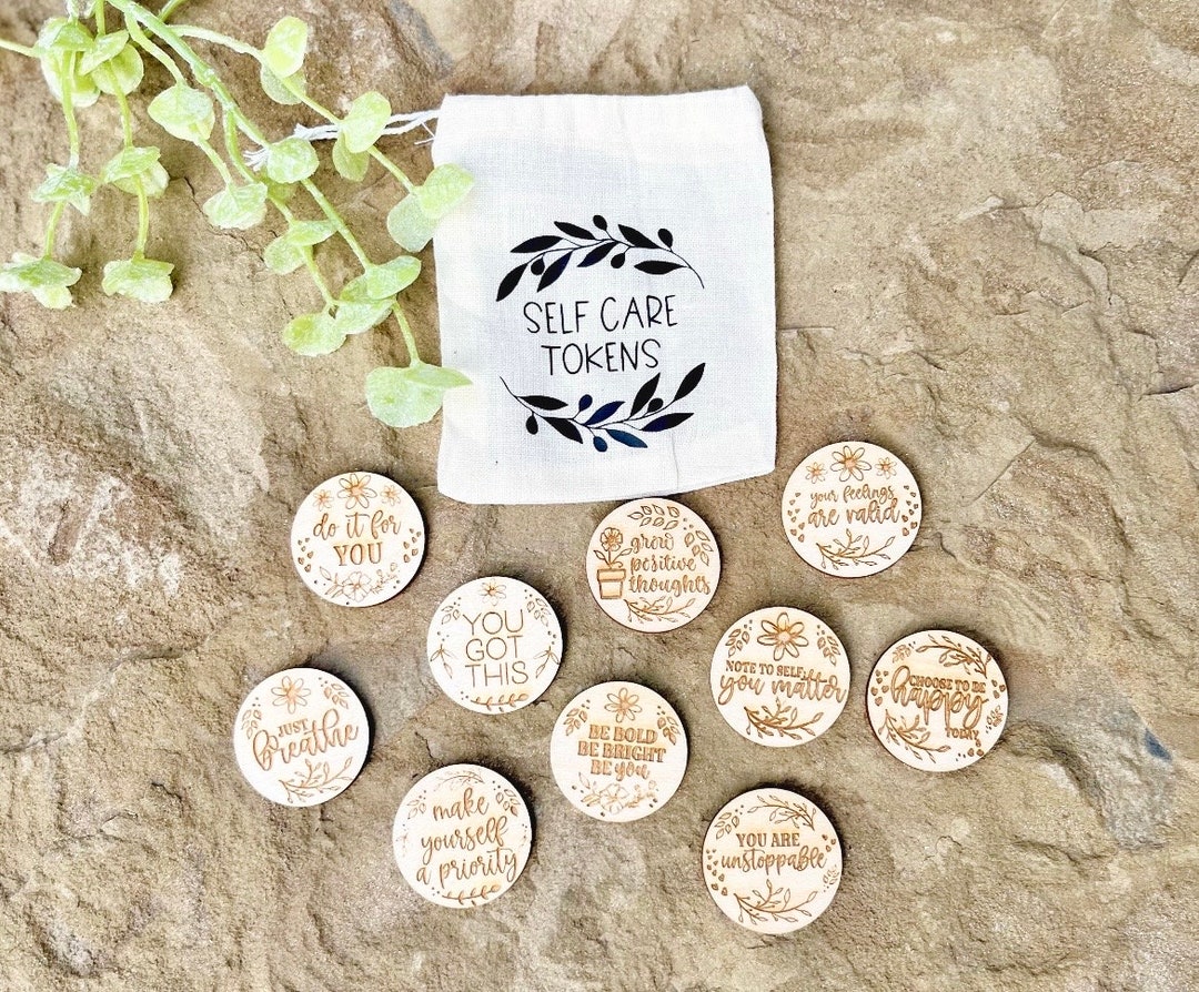 Self Care Tokens, Recovery Tokens, Pocket Tokens, Inspirational Tokens ...