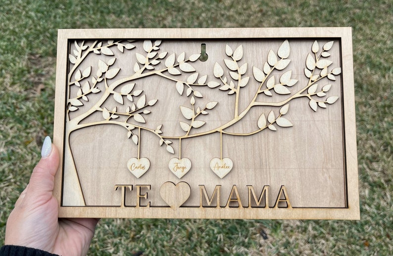 Family Tree Sign Mothers Day Fathers Day Gift for Mom - Etsy