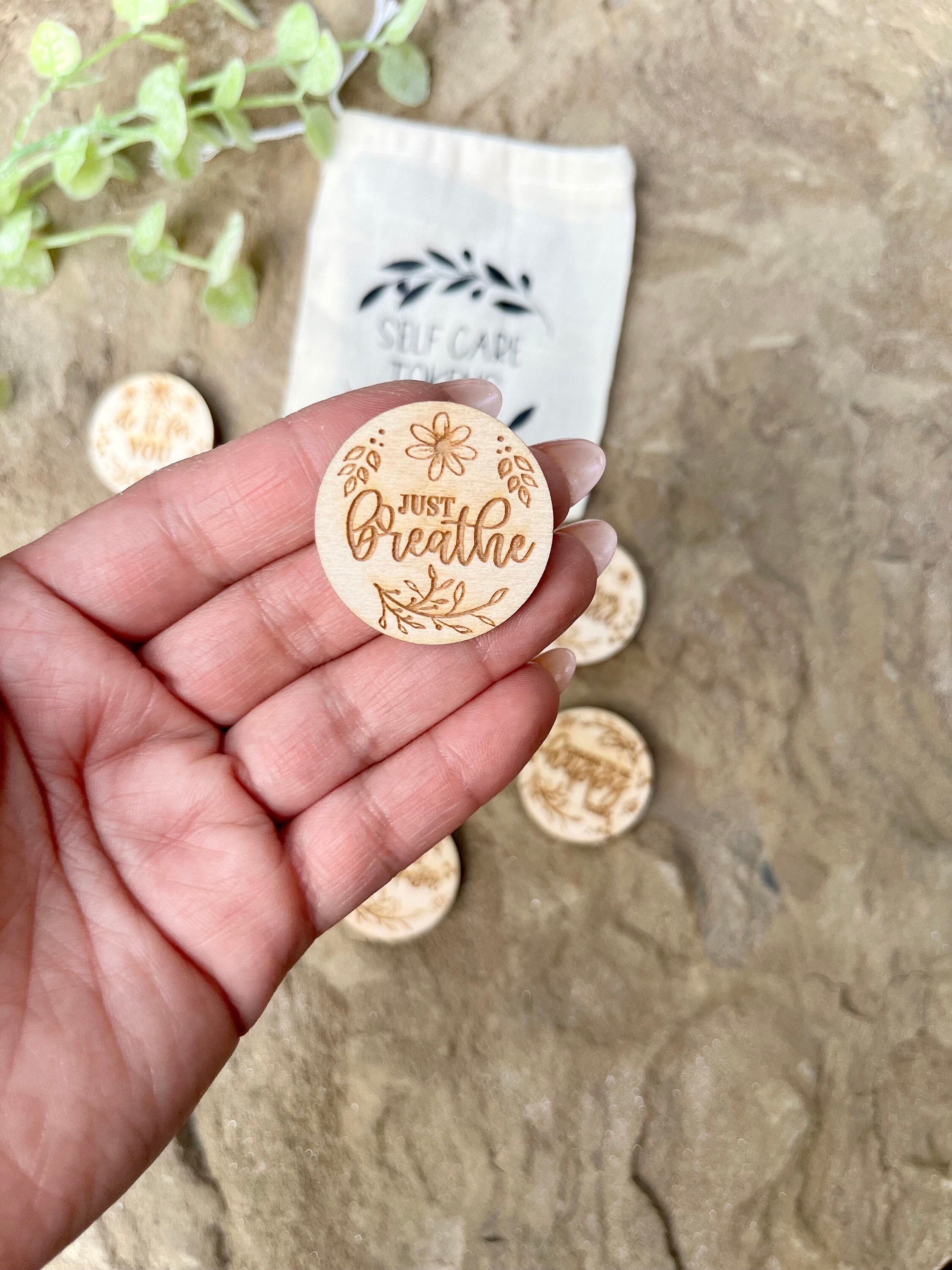 Self Care Tokens, Recovery Tokens, Pocket Tokens, Inspirational Tokens ...