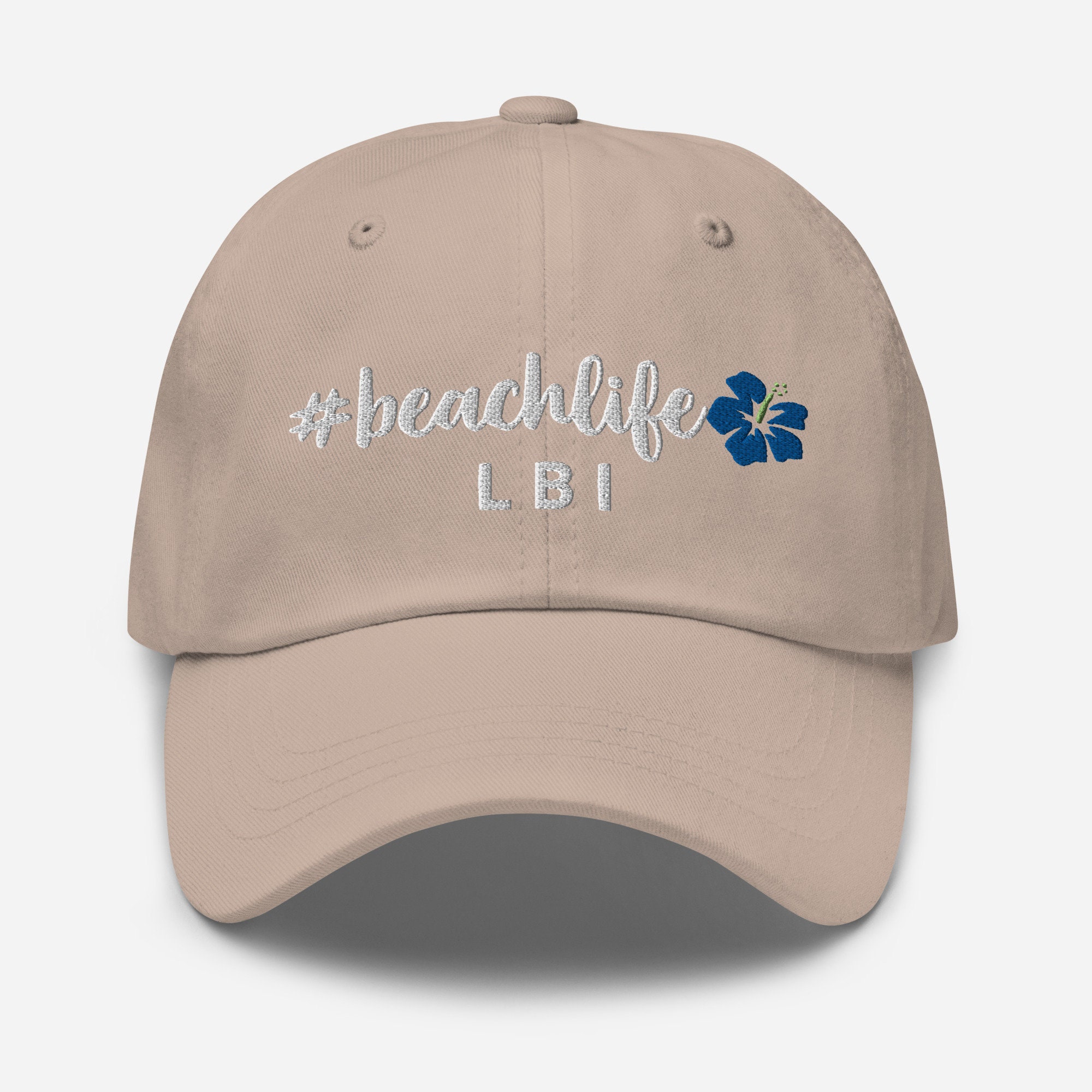 Long Beach Island Hat, LBI Baseball Hat, LBI Flower Hat, Cute Long ...