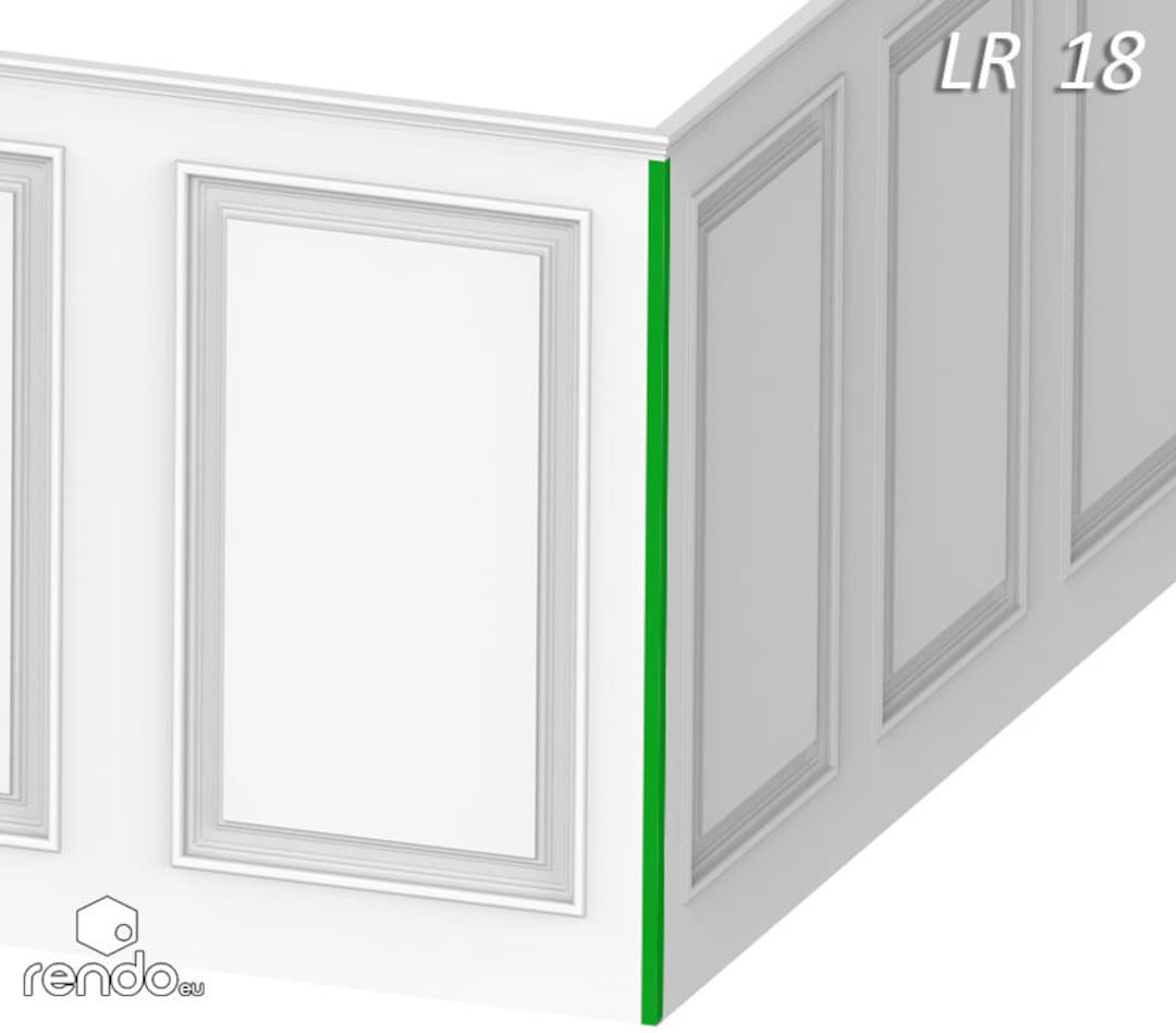 LR18 Eck / Endleiste, Wandverkleidung, Wandverkleidung, Dekorative Wandverkleidung ...