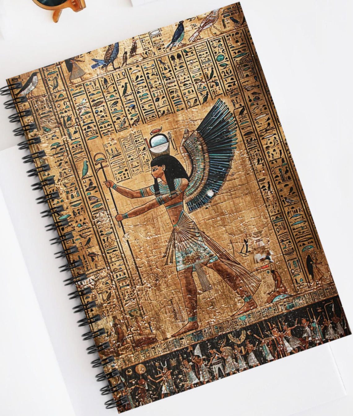 Egyptian Papyrus Notebook, Ancient Egypt Study Teacher Gift, Ruled Line ...