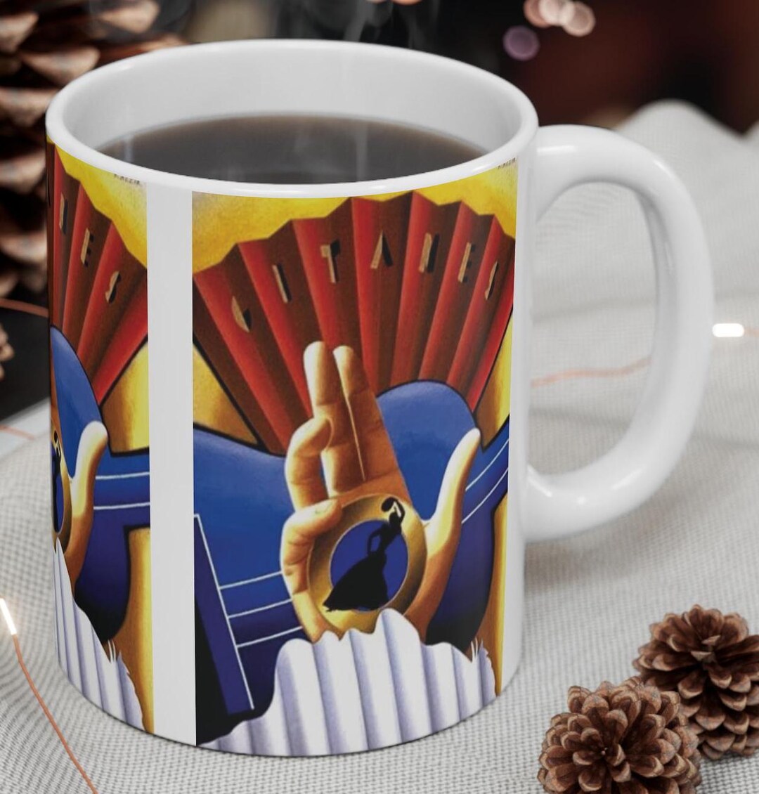 Vintage French Cigarette Poster Coffee Mug, Tea Lover Kitchen Decor ...