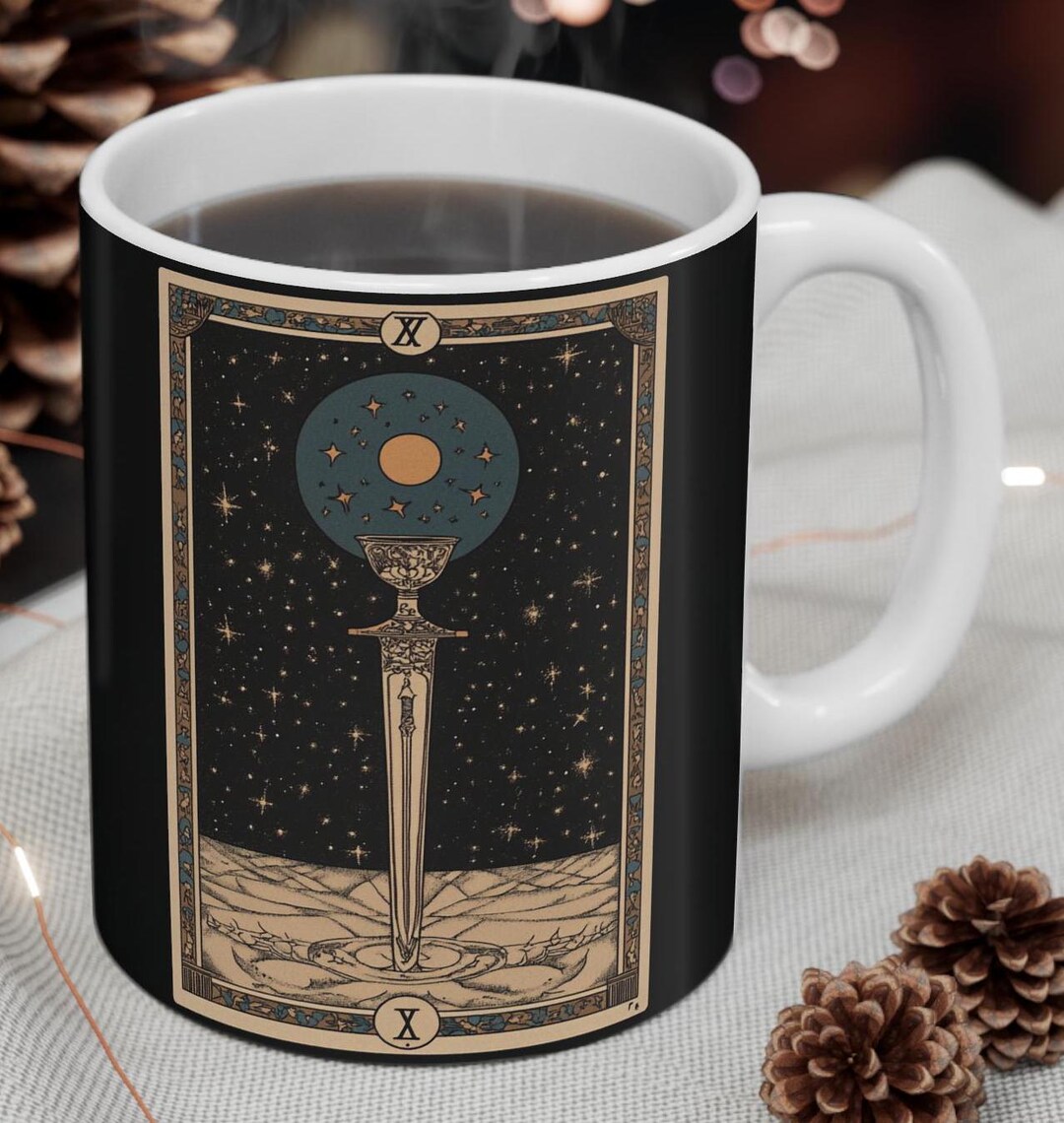 Ancient Warrior Tarot Sword Mug: Tea Lover Gift, Kitchen Decor - Etsy