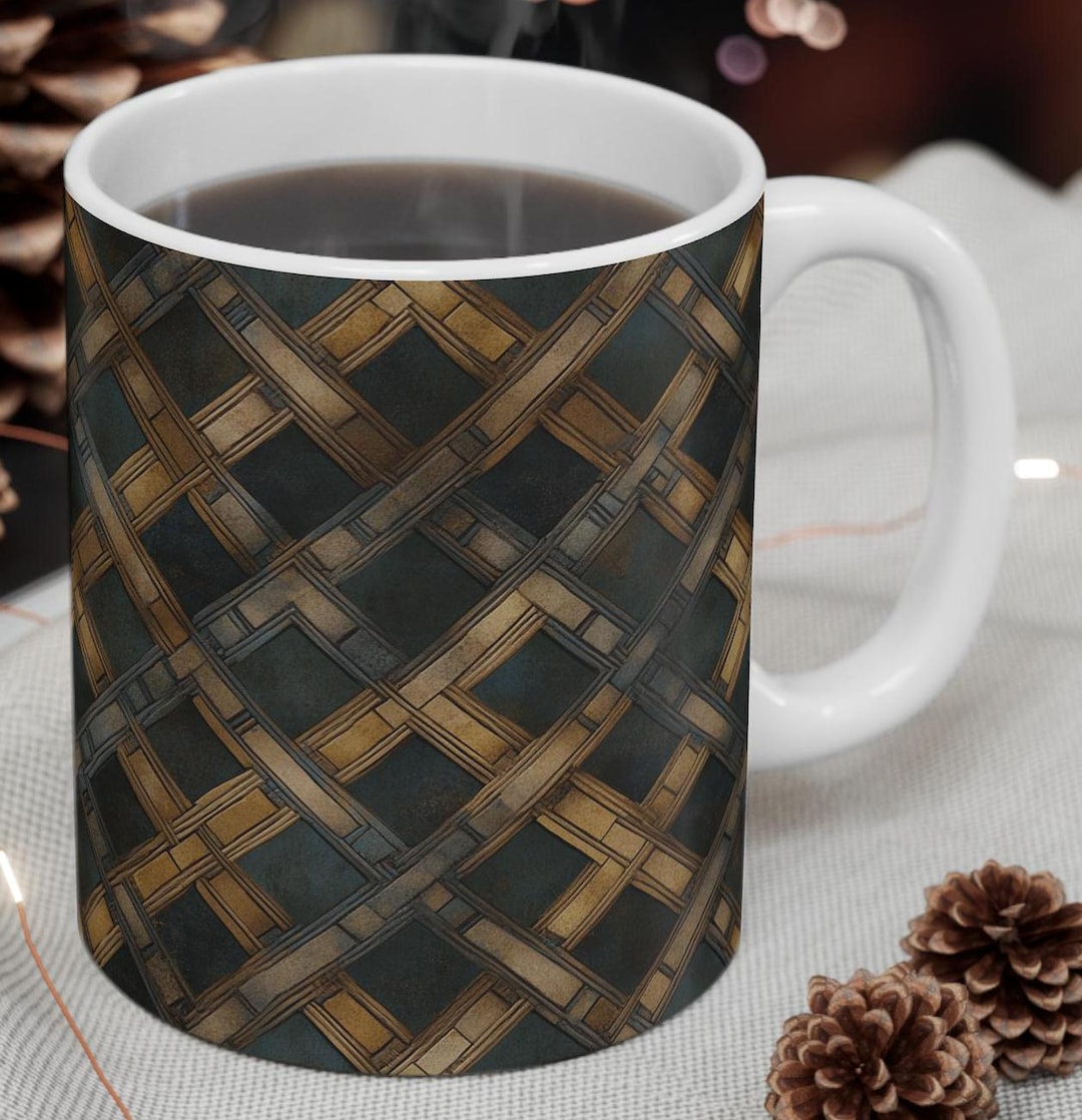 Celtic Knot Mug, Irish Coffee Cup, Tea Mug, Ceramic Drinkware, St ...