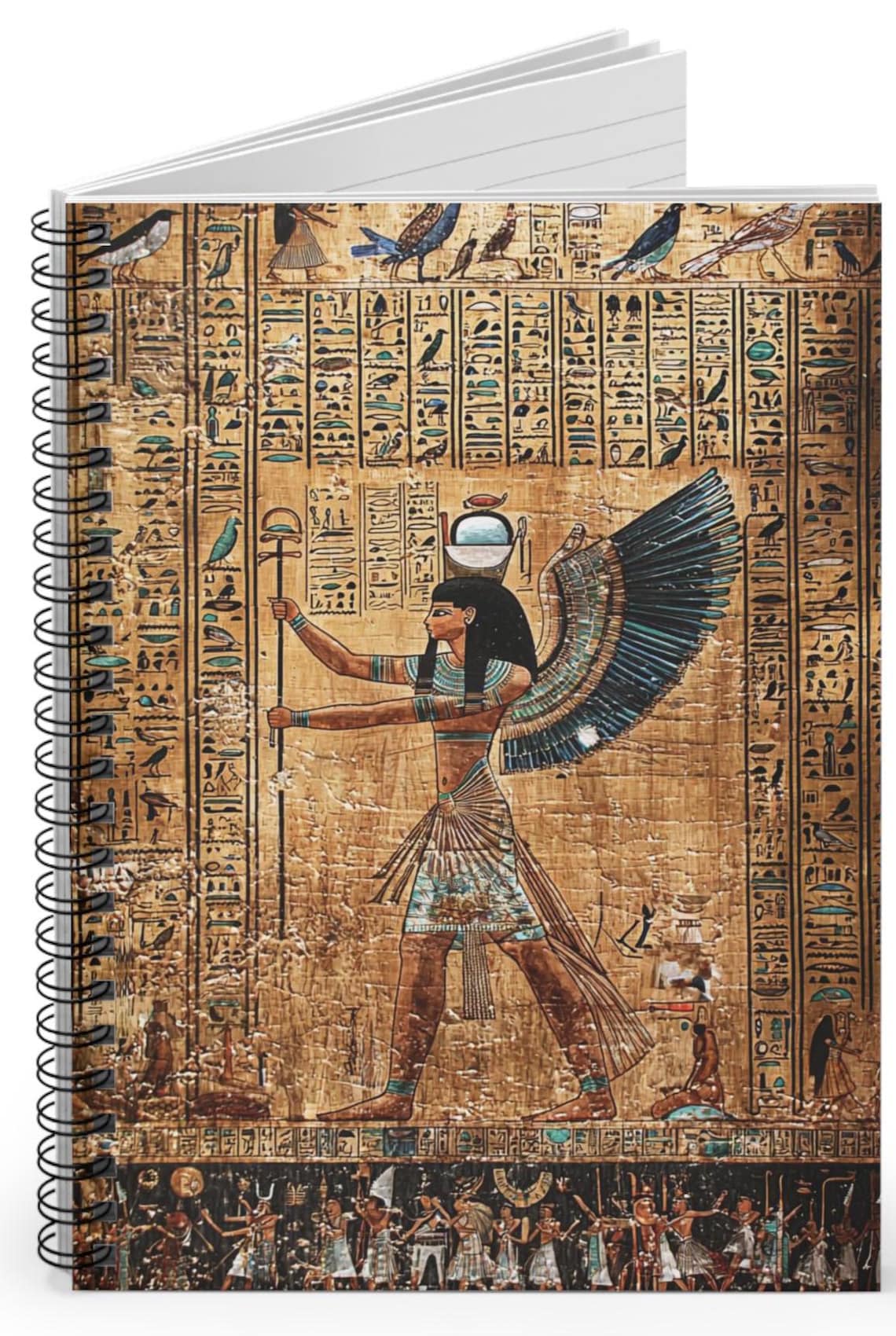 Egyptian Papyrus Notebook, Ancient Egypt Study Teacher Gift, Ruled Line ...