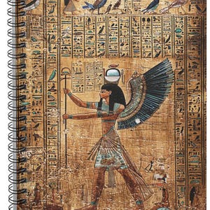 Egyptian Papyrus Notebook, Ancient Egypt Study Teacher Gift, Ruled Line ...