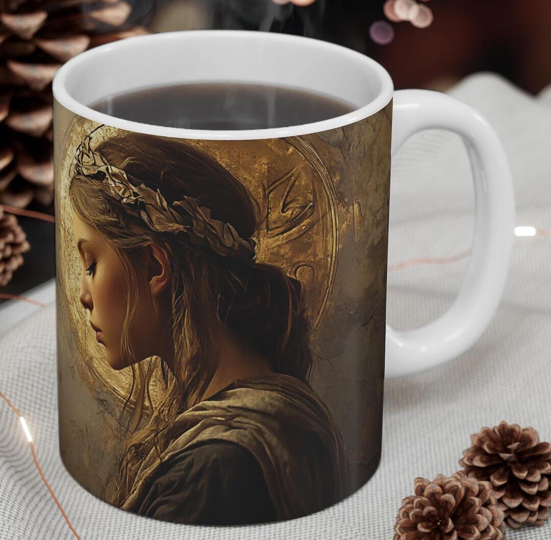 Michelangelo Woman Ceramic Mug: Art Lover Gift - Etsy