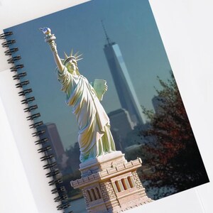 New York City Statue of Liberty Spiral Notebook Journal - Spiral ...