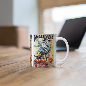 Vintage French Concert Poster Mug: Tea Coffee Lover Gift - Etsy