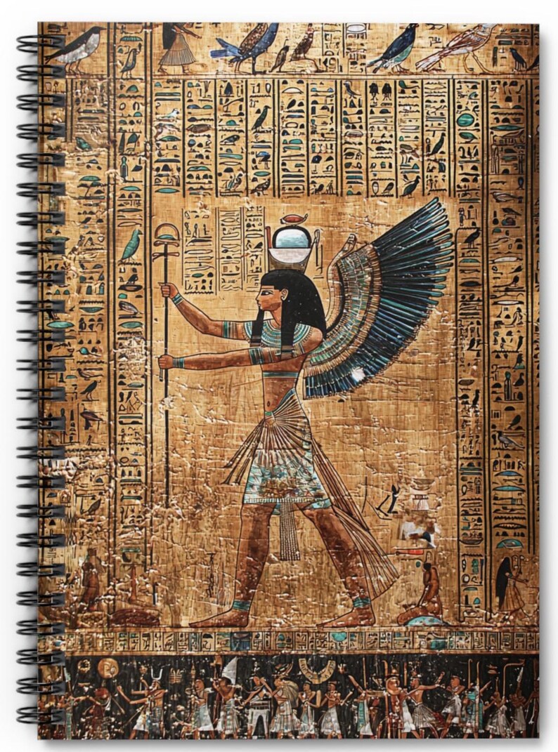 Egyptian Papyrus Notebook, Ancient Egypt Study Teacher Gift, Ruled Line ...