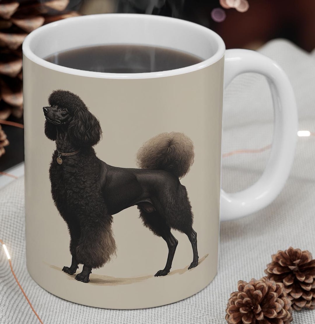 Poodle Coffee Mug, Tea Lover Kitchen Decor Gift for Her, Teacher ...