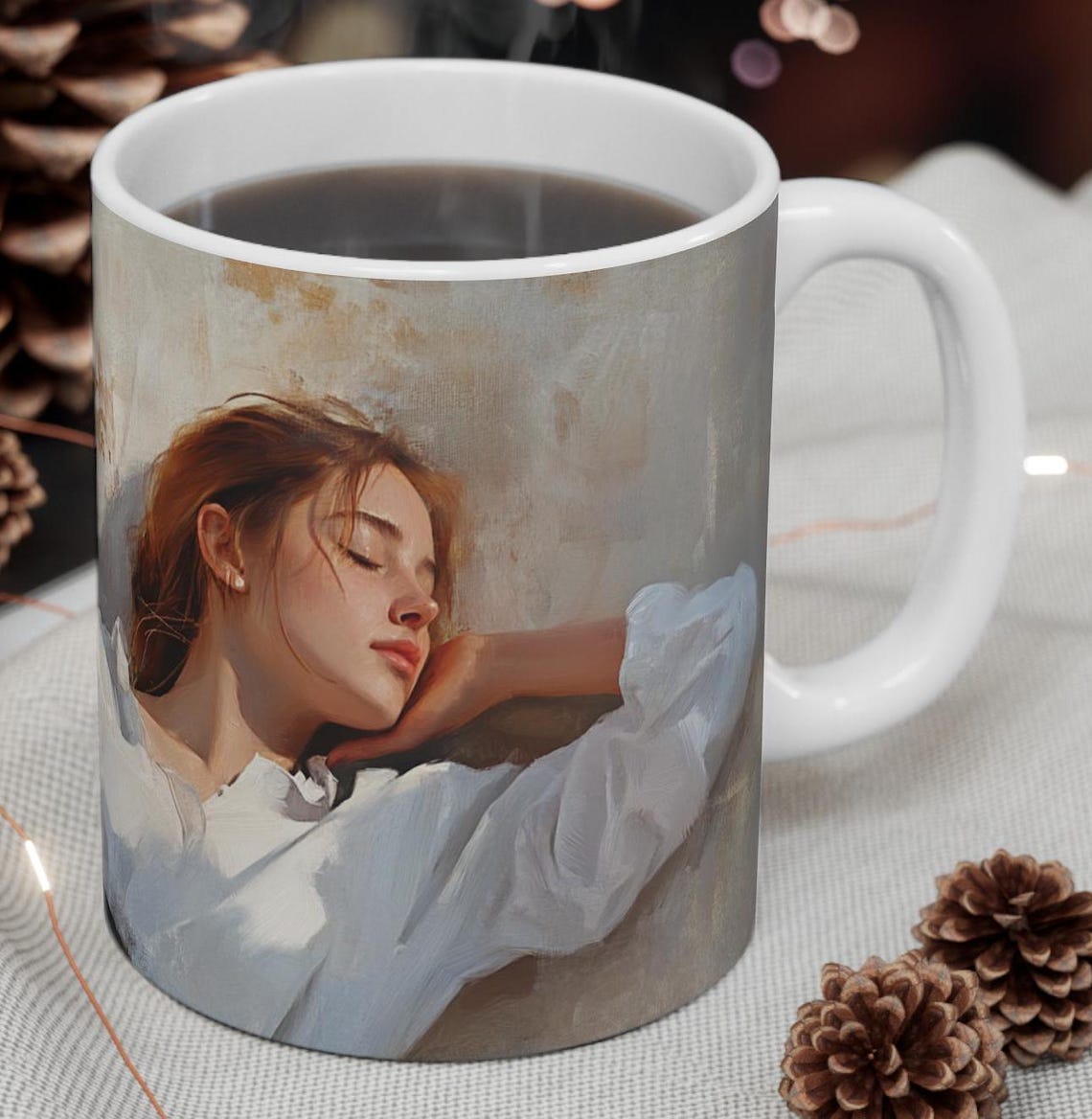 Woman Contemplating Mary Cassatt Mug, Teacher Appreciation Cup, Tea ...