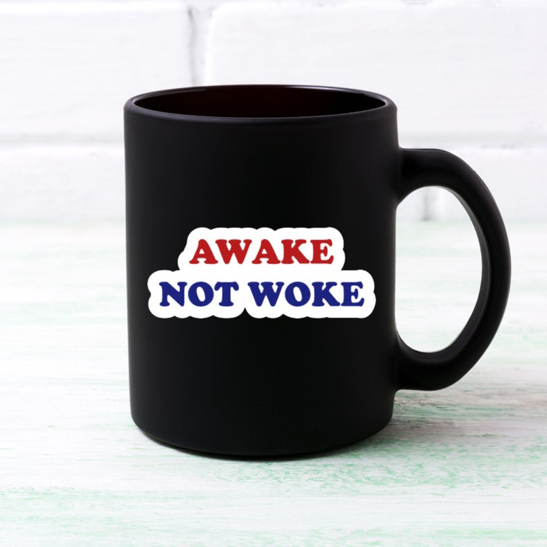 Awake Not Woke Decal Sticker. Multiple Sizes Available. - Etsy