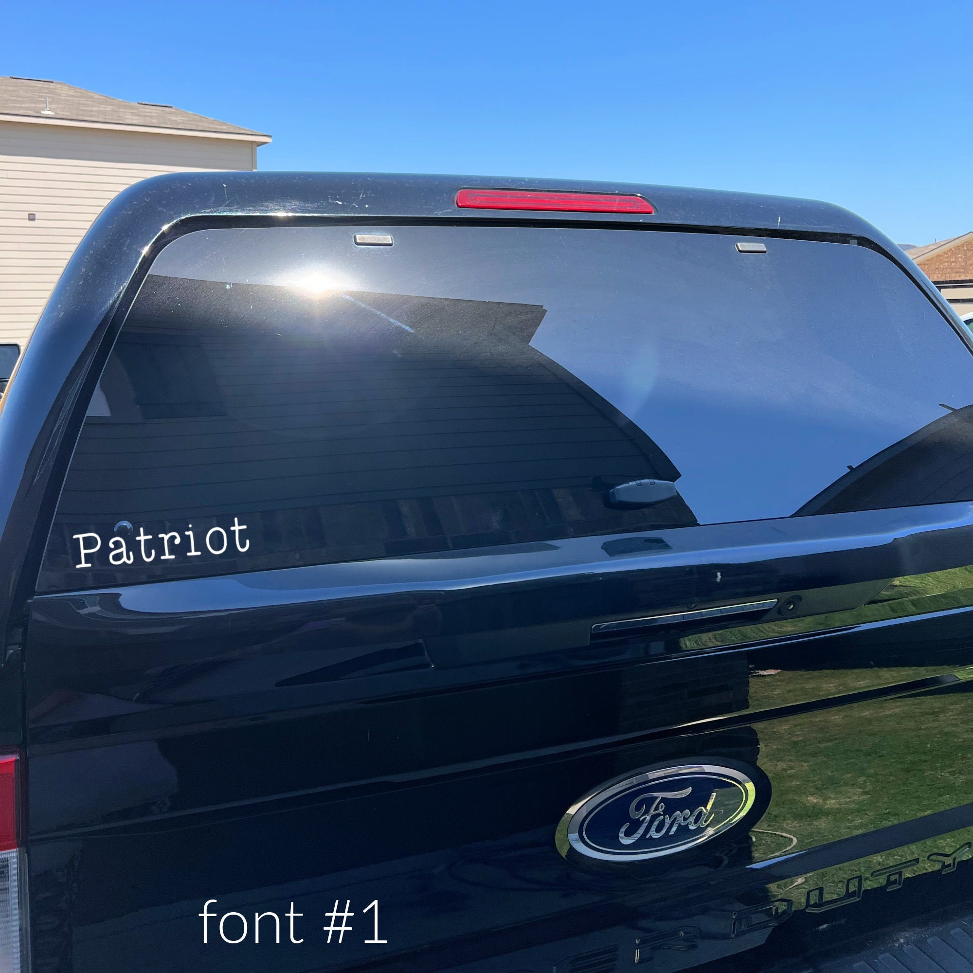 Patriot Vinyl Car Decal, Conservative Decal, Republican Decal, Made in ...