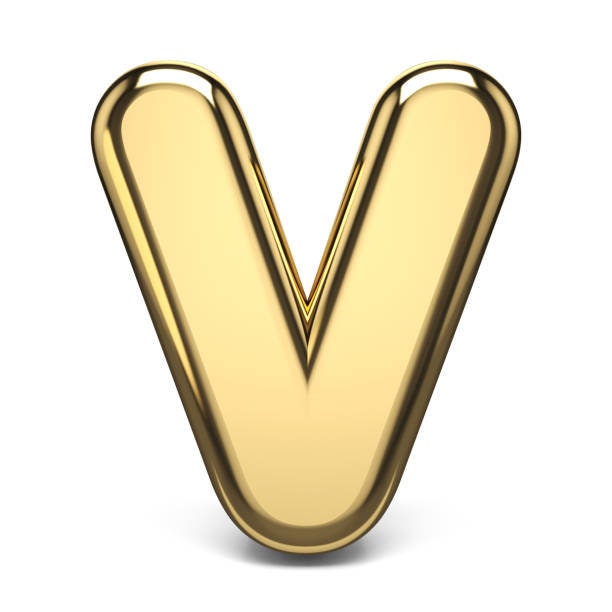 Gold V test Image Not for Sale - Etsy