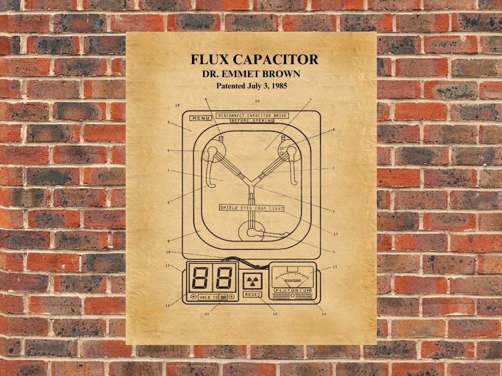Flux Capacitor 1985. Back to the Future Movie, Printable Download ...