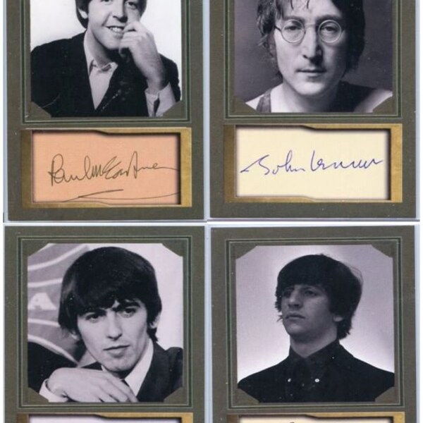Beatles Cards - Etsy