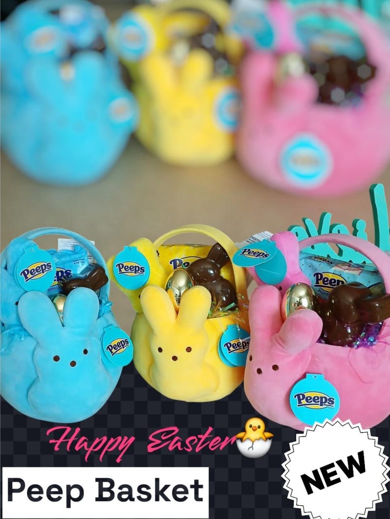 New**the Peep Basket. Perfect Easter Basket Gift! - Etsy