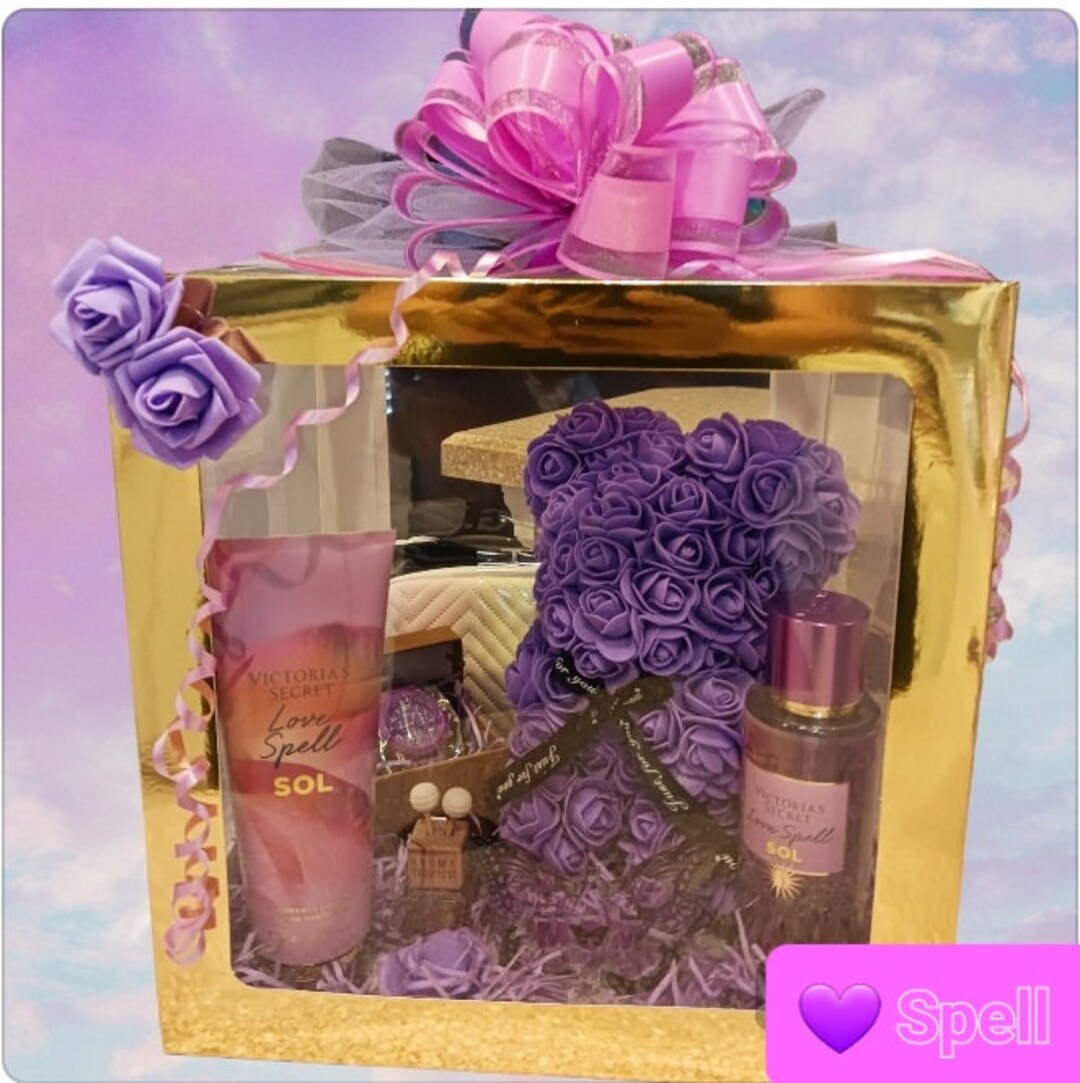 Her Purple Love Spell Gold Box Gift Collection. - Etsy