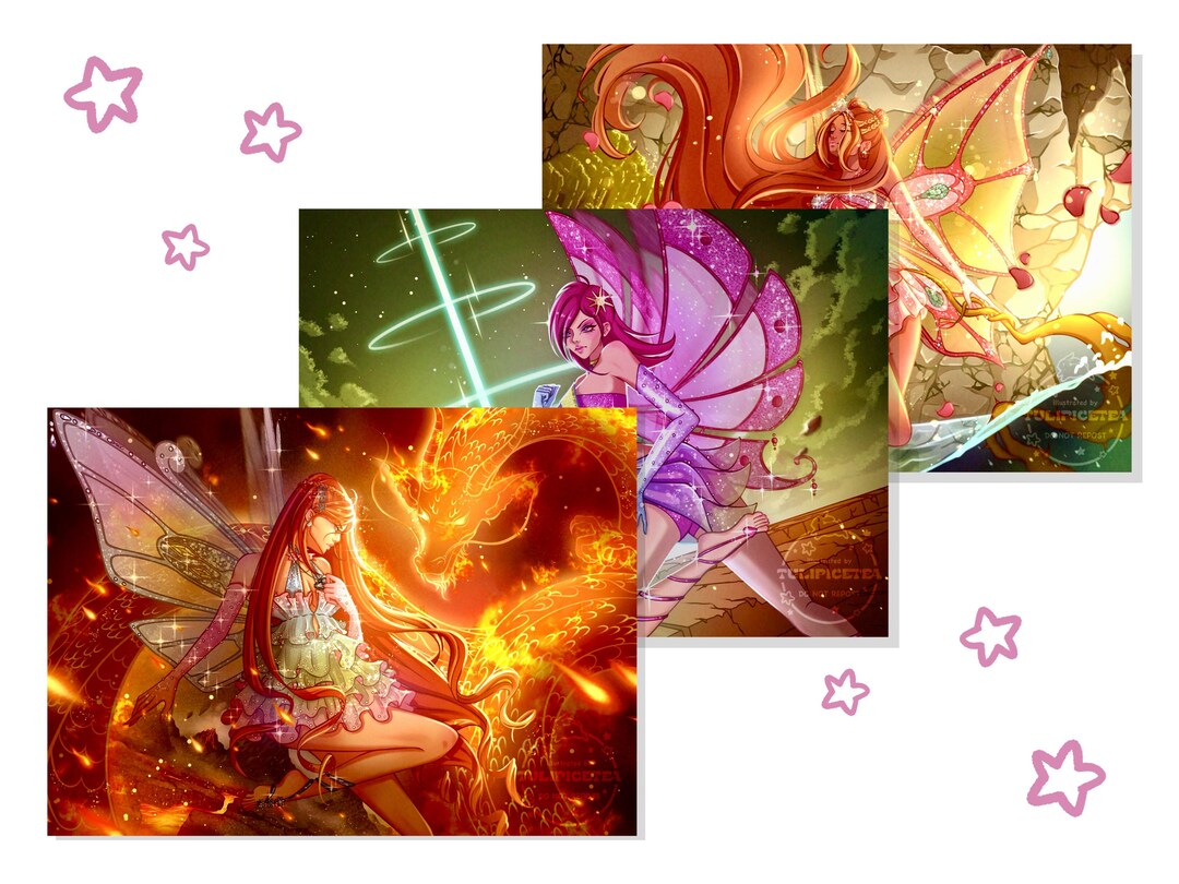 Fairy Club Enchantix Art Print 2 - Etsy