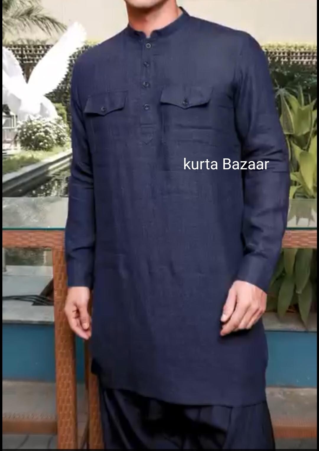 Men's Handmade Cotton Pathani Suit: Indian Kurta Shalwar Kameez - Etsy