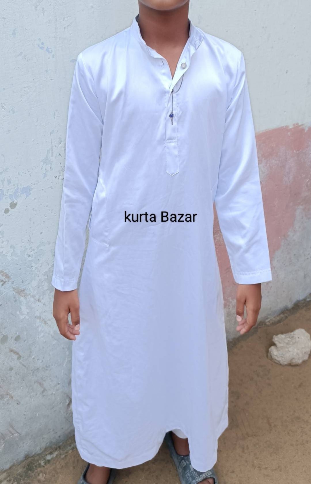 Men's Cotton Silk Tuba, White Color,loose Fit Tunic for Men Pure Soft ...