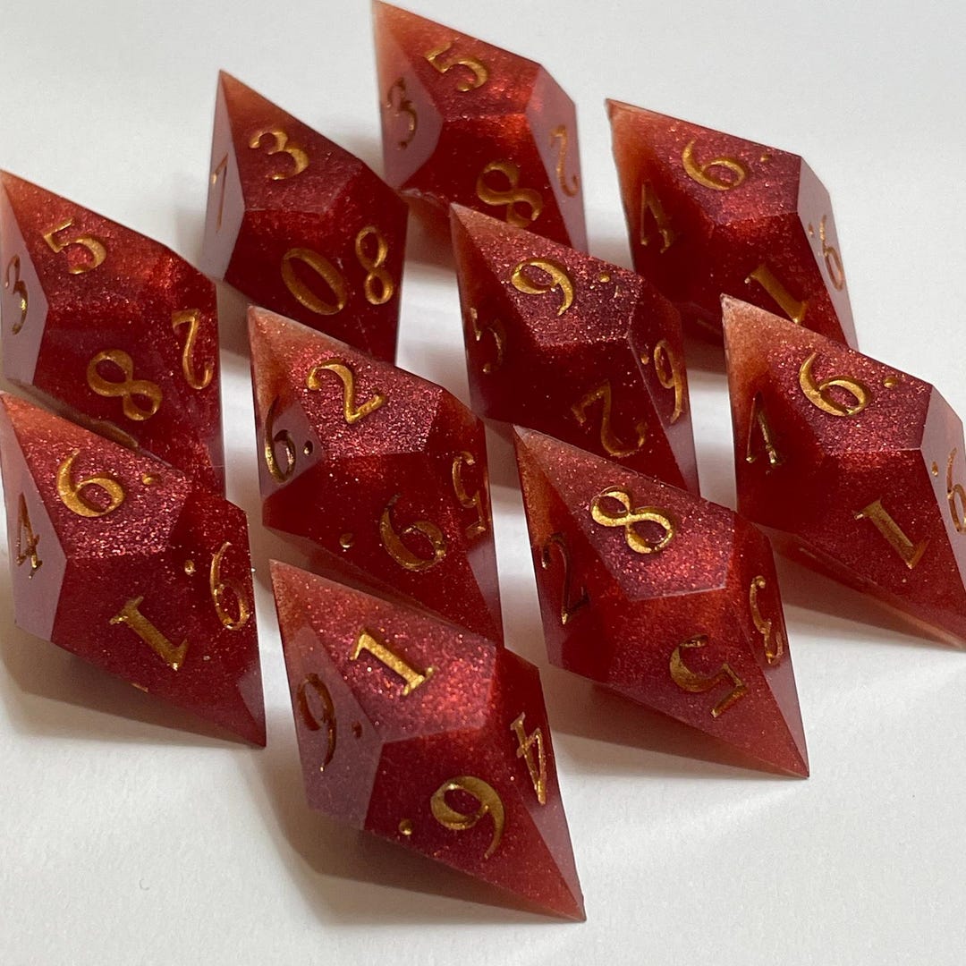 10d10 Dice Set, Vampire: the Masquerade Dice Set Gift, World of ...