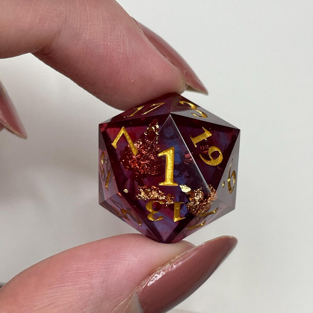 Sunset Dice Set, Dnd Dice Set Gift, Dungeons & Dragons Dice, Real ...