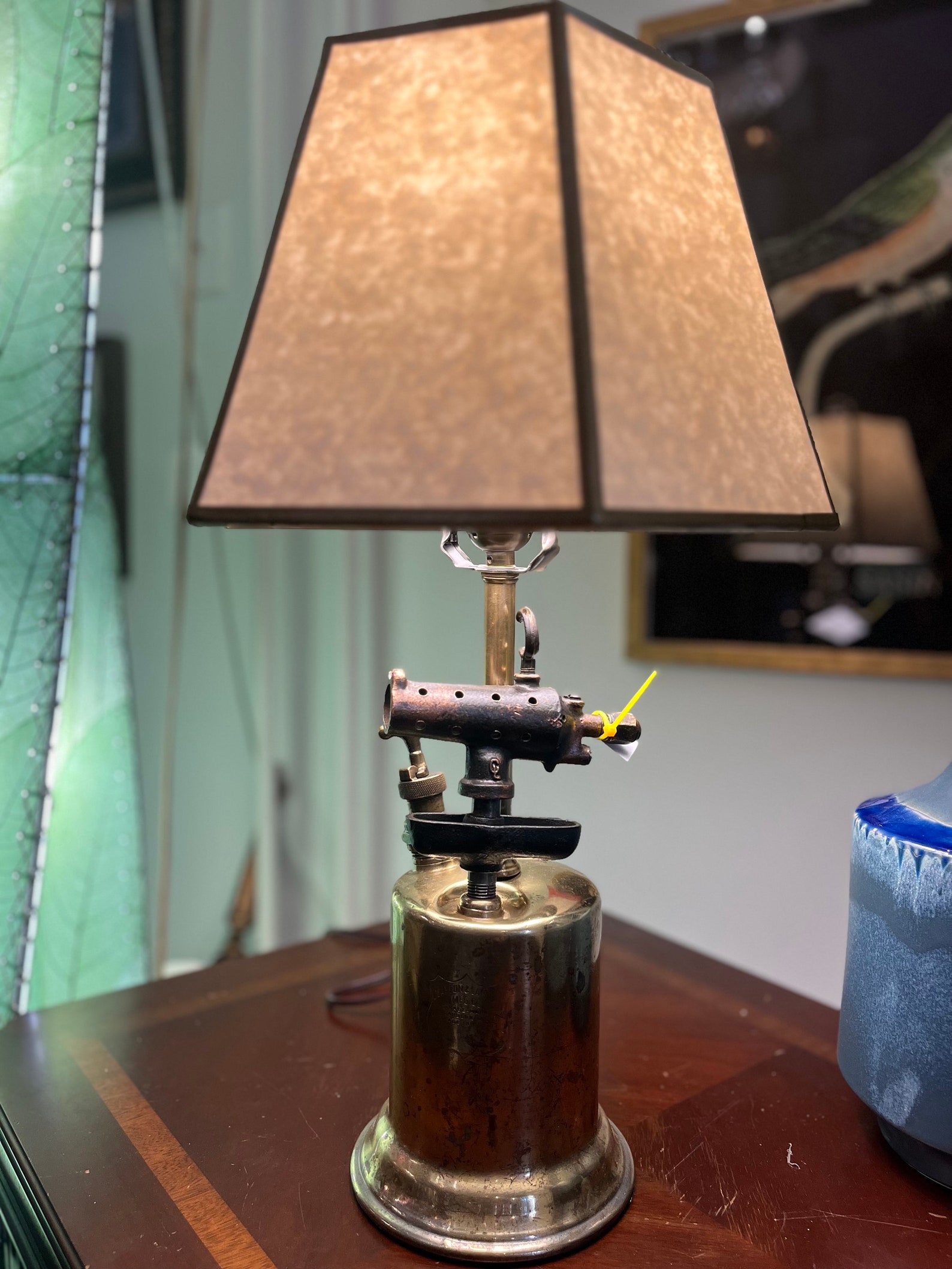 Antique Custom Lamp Vintage Torch Light - Etsy