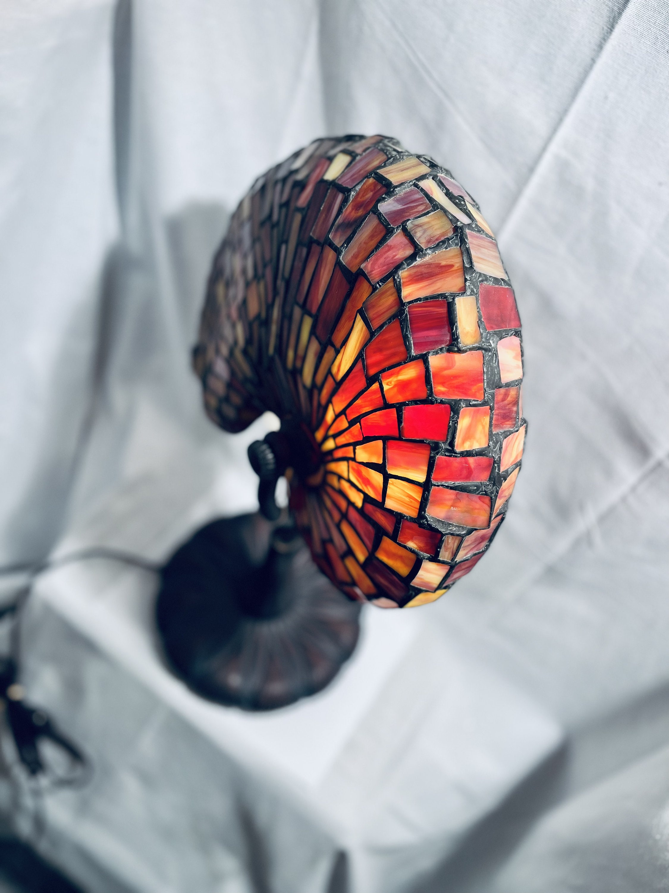 Nautilus Shell Table Lamp Rare Stain Glass - Etsy