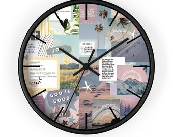 Aesthetic Wall Clock - Etsy