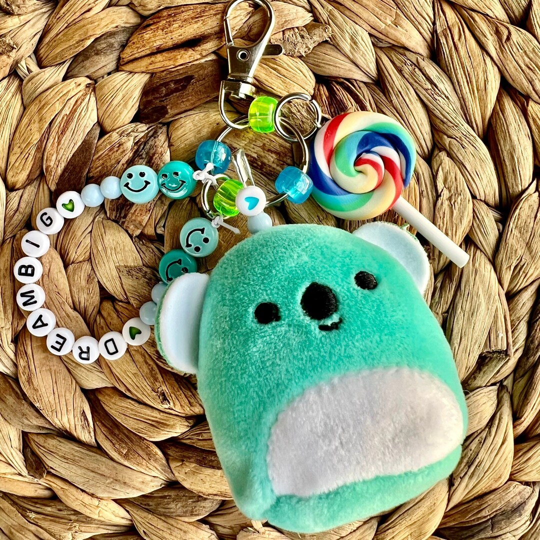 Squish Plush Keychain Bag Charm, Squish Plush Bag Clip, Gifts for Girls ...