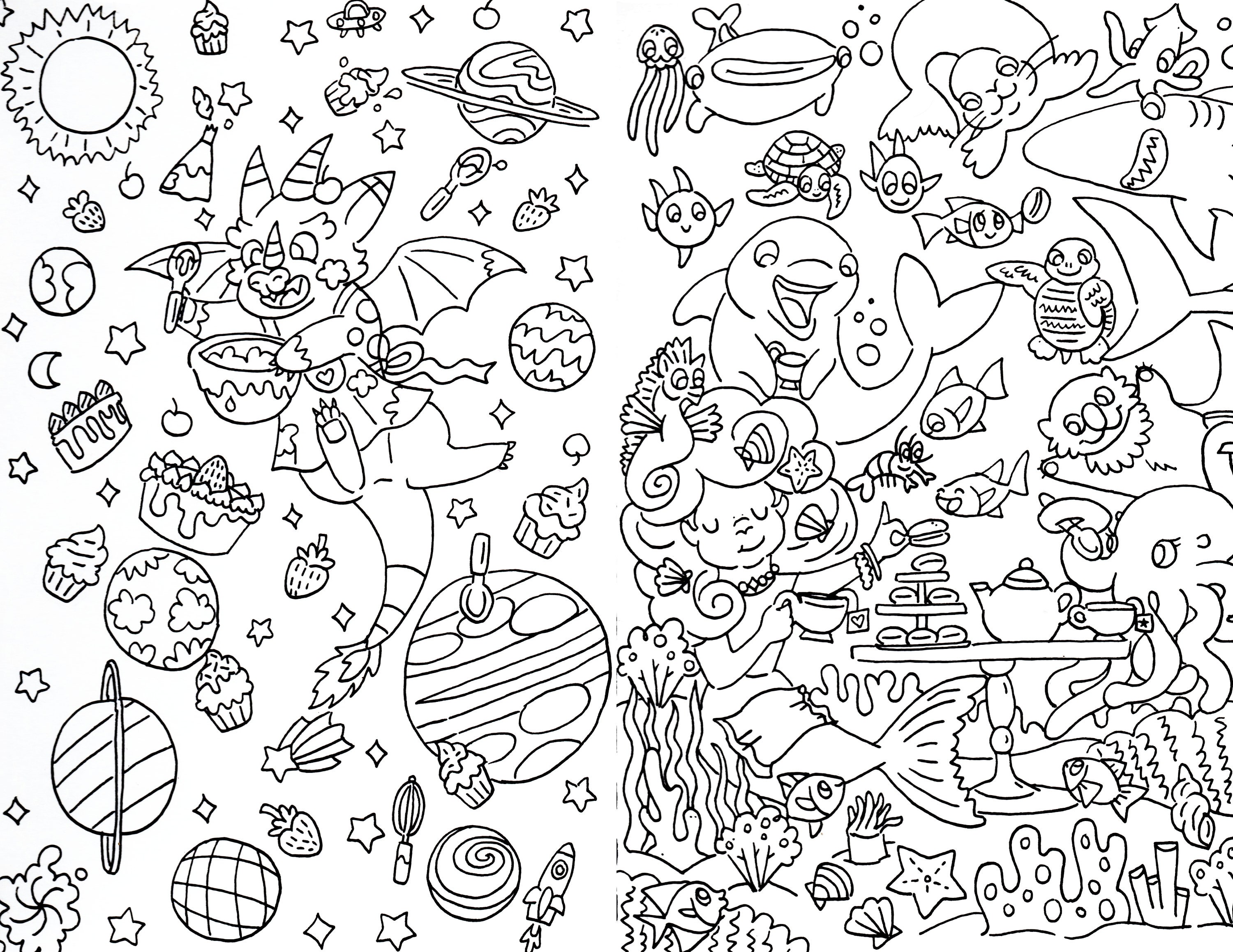 DIGITAL COLORING BOOK - Etsy