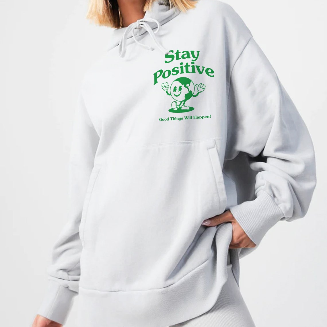 Stay Positive SVG, Retro Svg, Printable Art, Svg Cut File, Groovy SVG ...