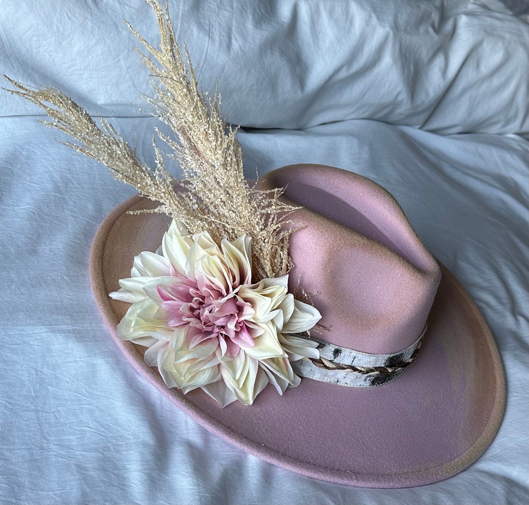Rustic Blossom Cowboy Hat - Etsy