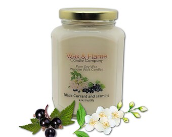 Black Currant Jasmine Candle - Etsy