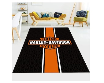 Harley Davidson Area Rug - Etsy Canada