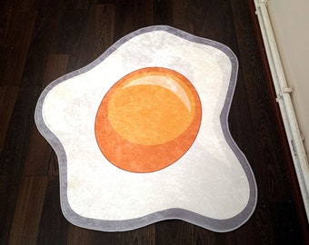 Fried Egg Rug - Etsy