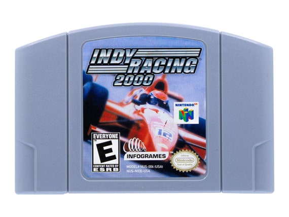 Indy Racing 2000 for N64 consoles working cartridge game pak NTSC ONLY Great condition