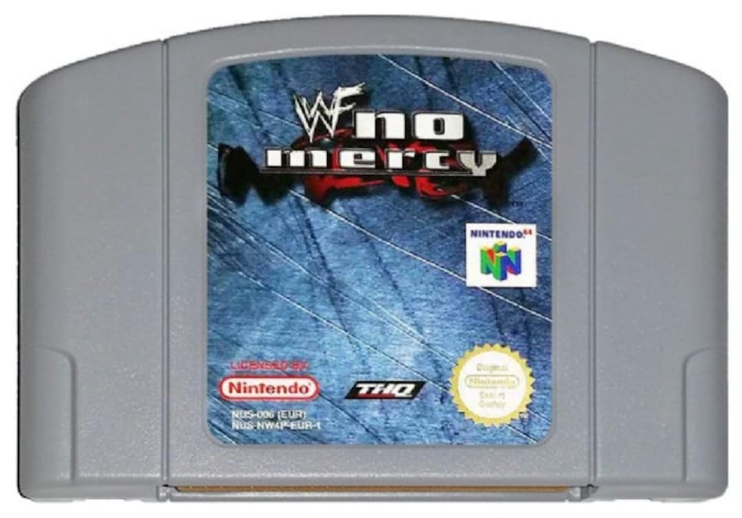 WWF No Mercy 1996 Game for N64 Consoles Working Cartridge / Game Pak ...