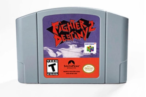 Fighter s Destiny 2 for N64 consoles working cartridge game pak NTSC or PAL region Great condition