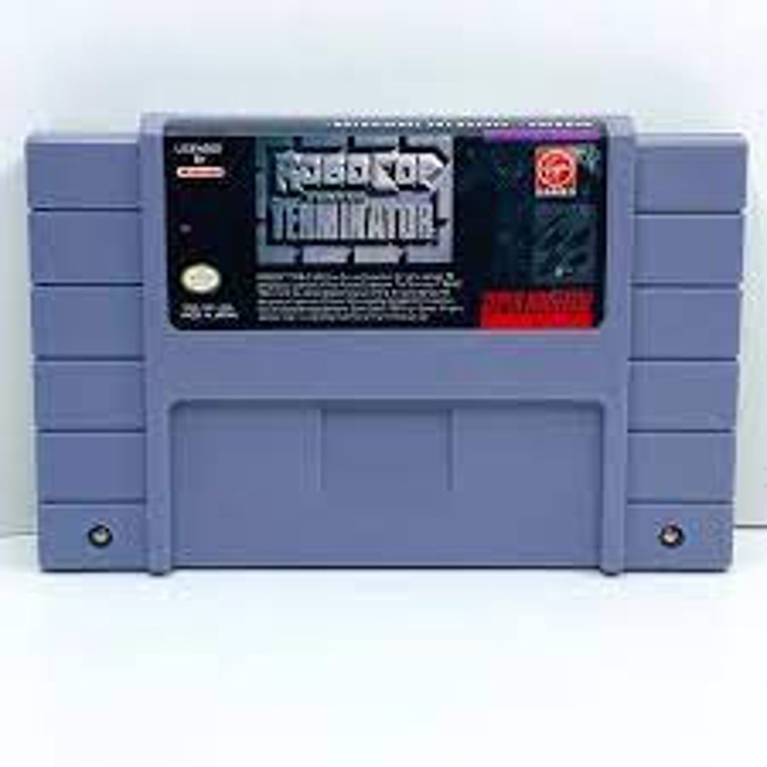Robocop Vs. Terminator - for SNES Console- Working Cartridge - NTSC or ...